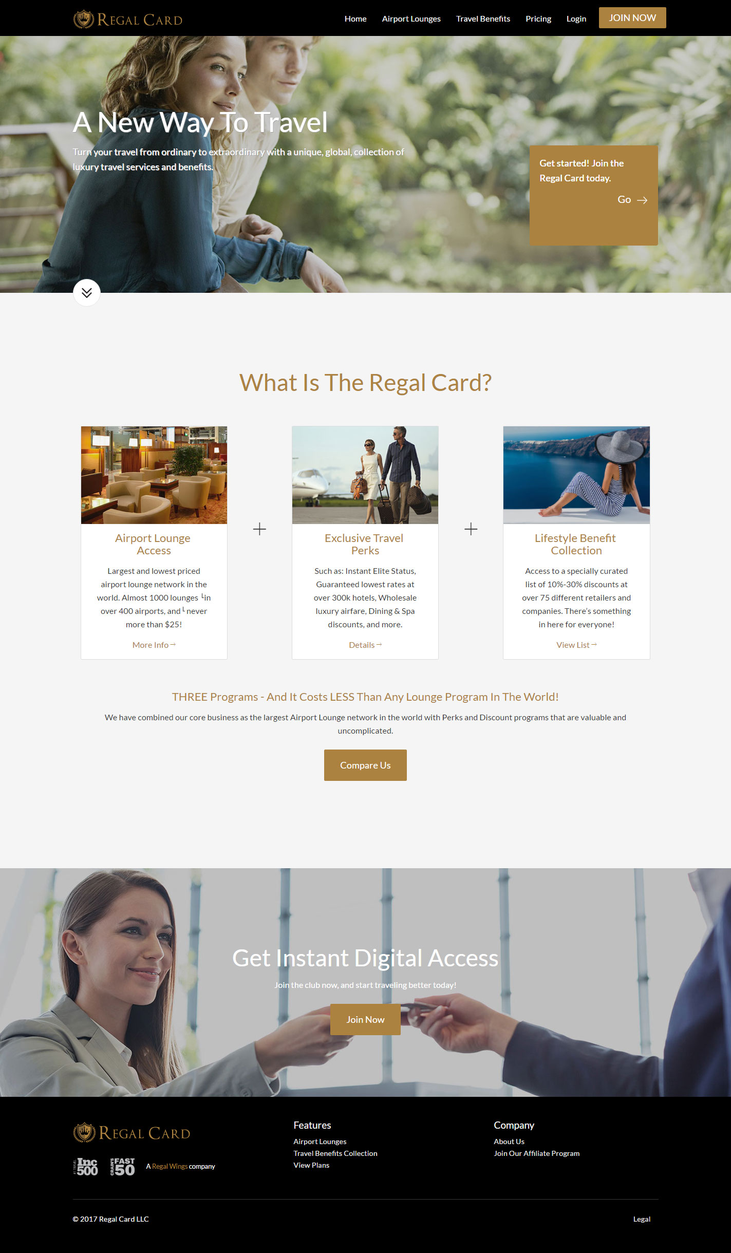 The Regal Card Website Design – Intecons Software Lab