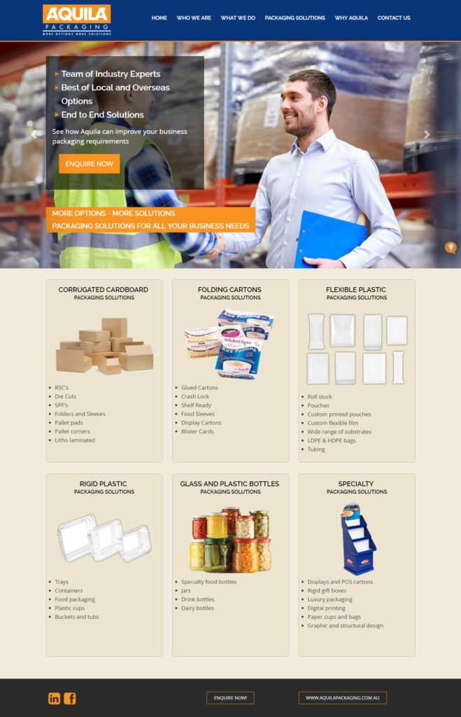 Aquila Packaging – Intecons Software Lab
